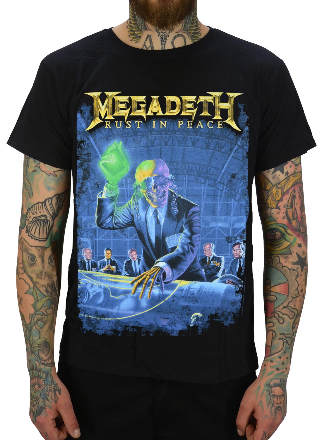 Megadeth Rust In Peace T-shirt är en officiell merchandise t-shirt