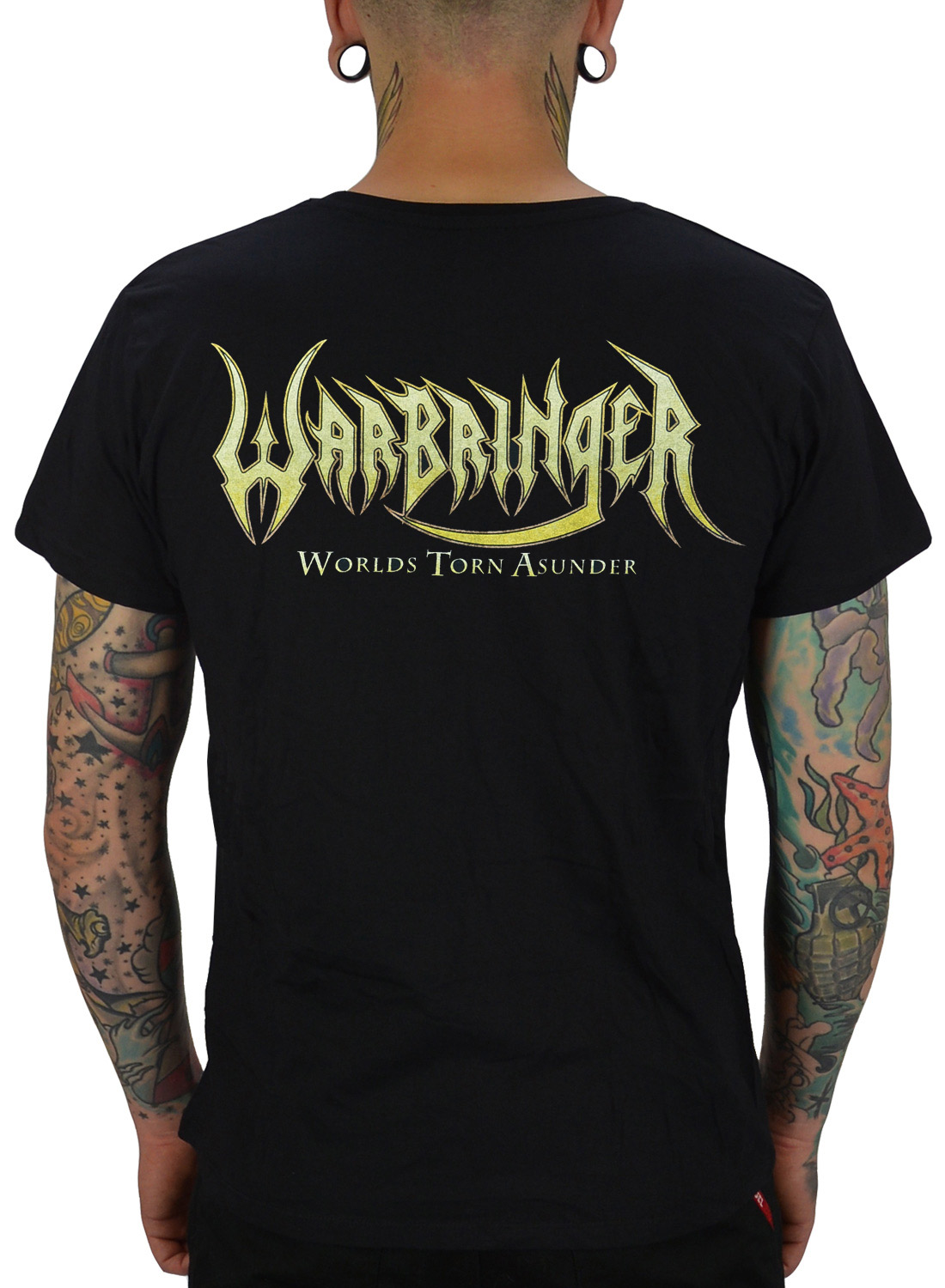 Warbringer Worlds Torn Asunder är en officiell merchandise t-shirt